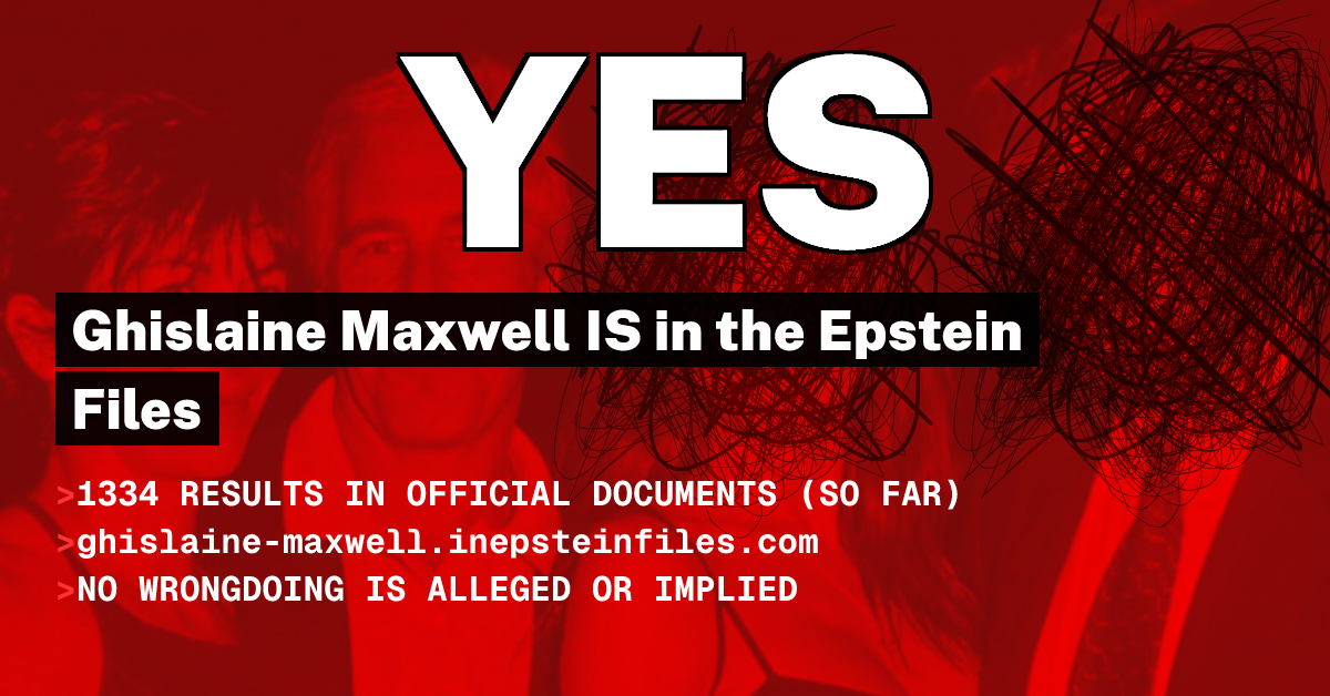Ghislaine Maxwell | Epstein Files Search
